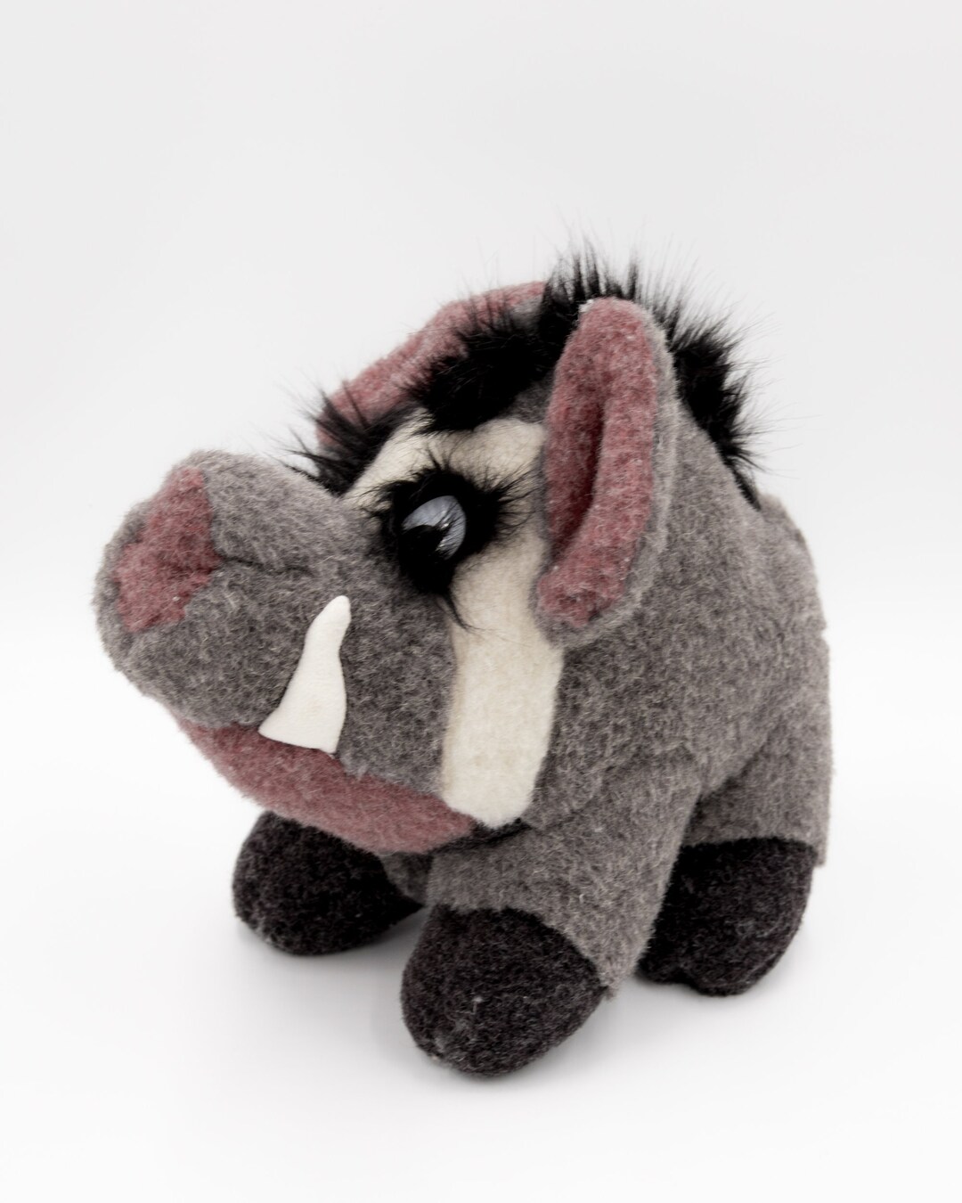 Kid's Toy Made From Wool / Wool Wild Boar / Wool Animal Toy / Wool ...