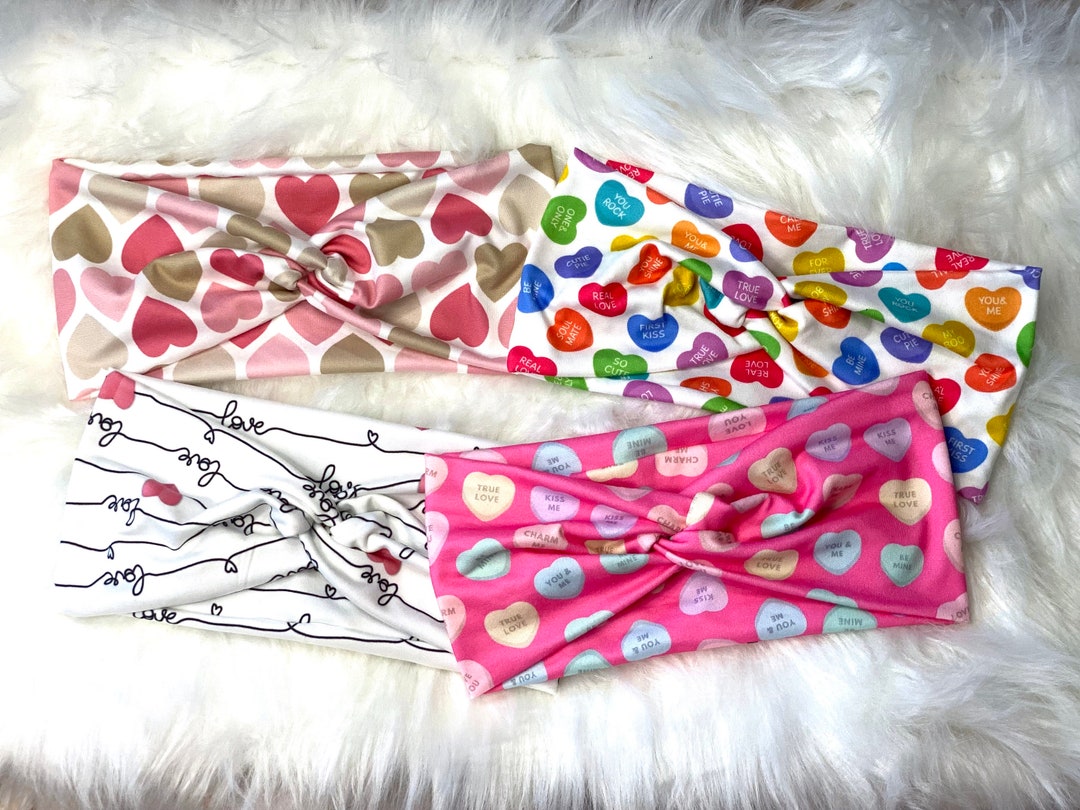 The Candy Hearts Valentine's Day Headbands - Etsy