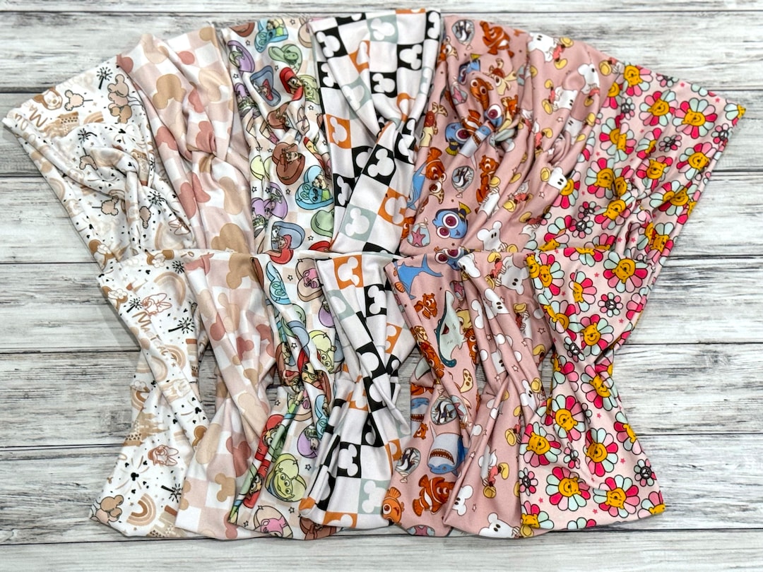 The Retro Disney Knotted or Double Twist Headband - Etsy