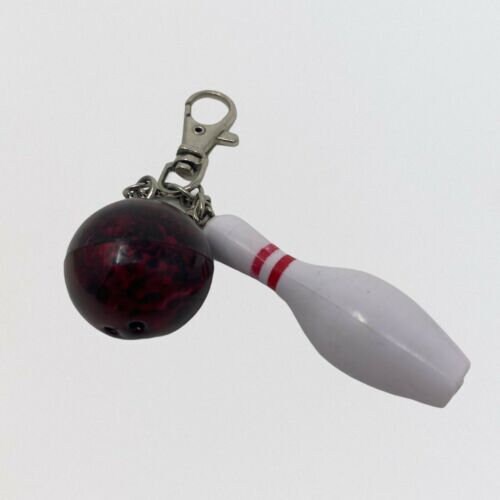Bowling Vintage Collectible Keychain Bowling Ball & Pin 1980s Keyring ...