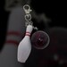 Bowling Vintage Collectible Keychain Bowling Ball & Pin 1980s Keyring ...