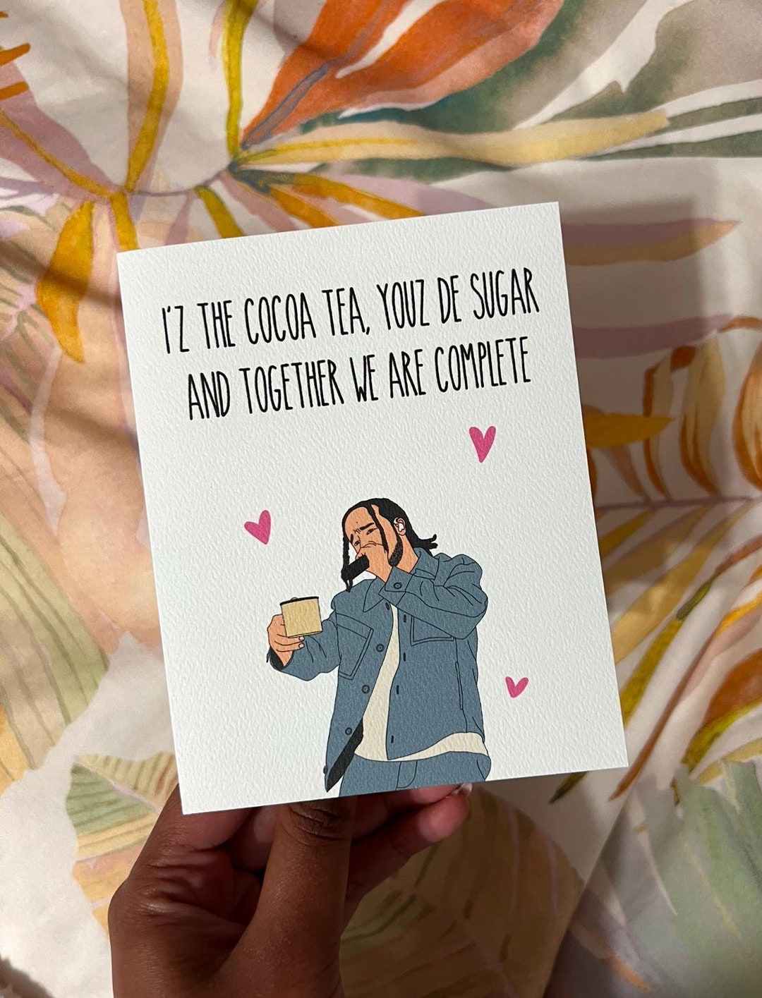 KES Soca Card, Cocoa Tea, Valentine's Day, Anniversary - Etsy