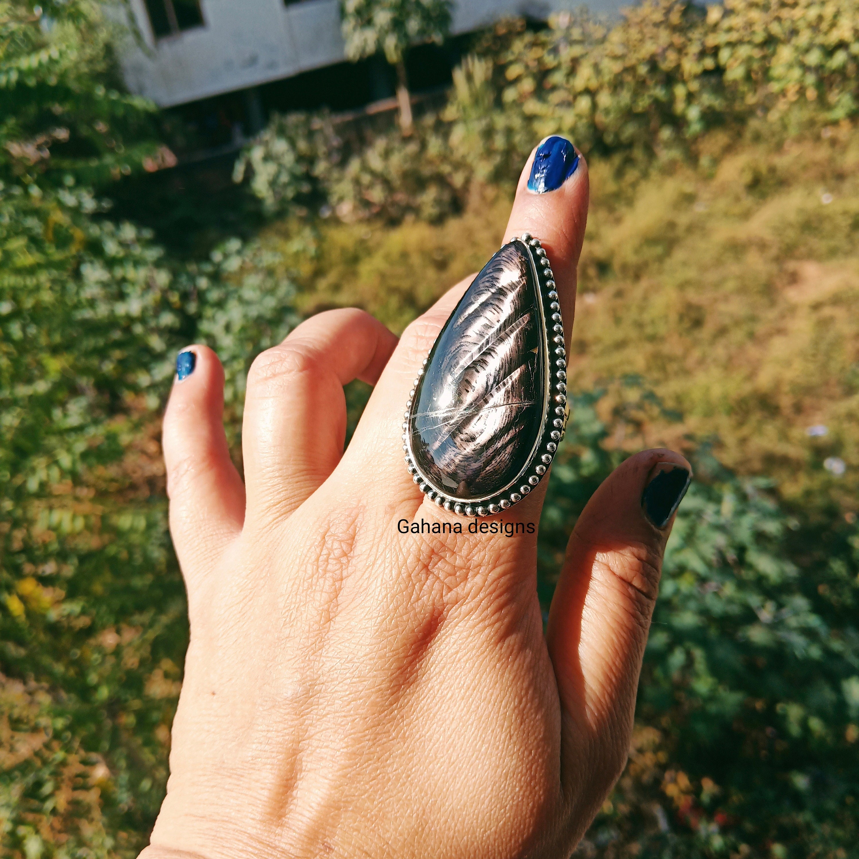 EXCLUSIVE RING Hypersthene Ring 925 Sterling Silver Ring - Etsy