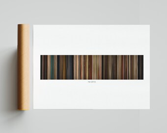 Movie Barcode Poster - Etsy