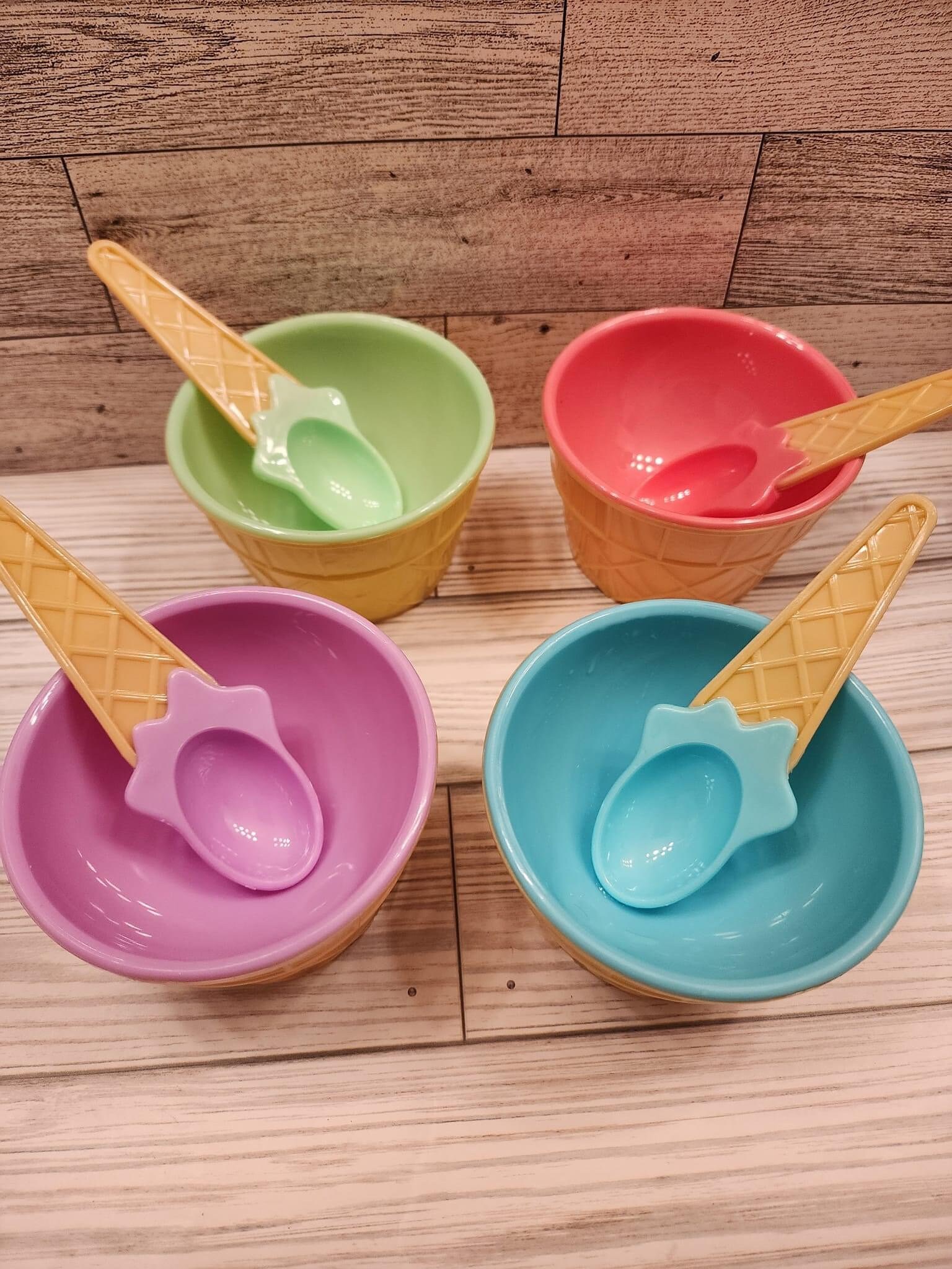 Personalized Ice Cream Bowl Ice Cream Bowl With Spoon Kids - Etsy