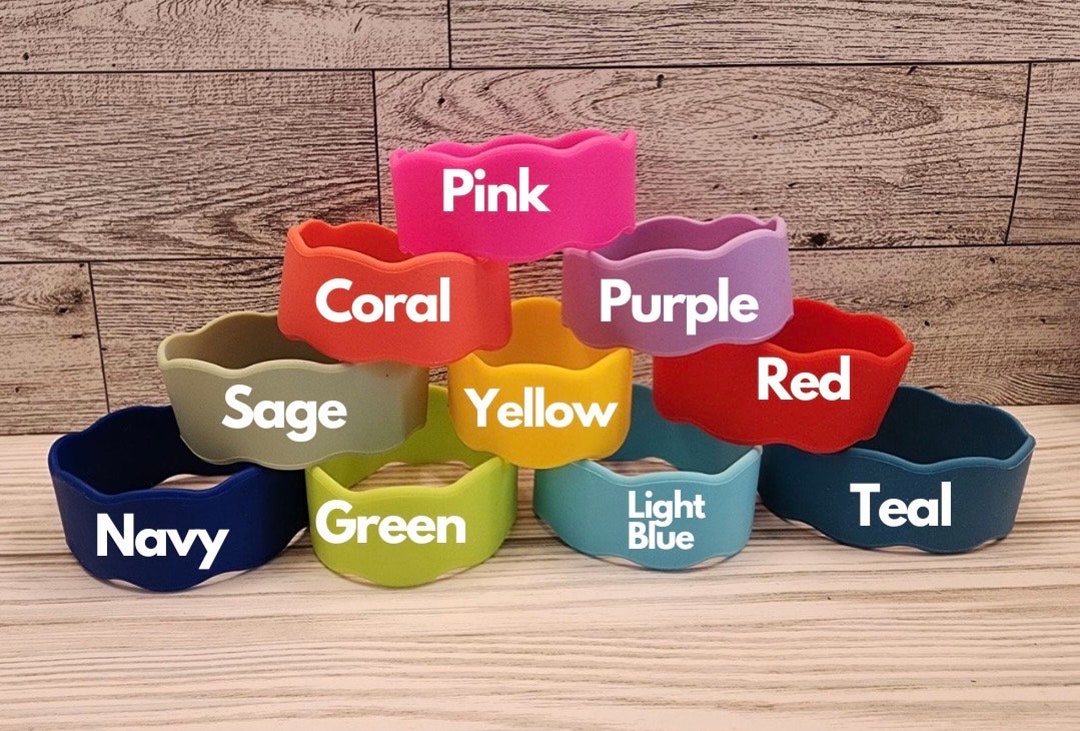 Personalized Water Bottle Label, Custom Silicone Bottle Bands, Baby ...