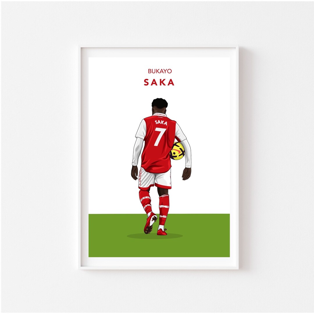 Bukayo Saka Poster Arsenal Fc Poster Arsenal Gifts - Etsy