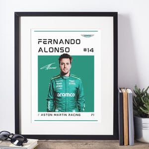Fernando Alonso Printable Wall Art Formula One Print Sports Wall ...