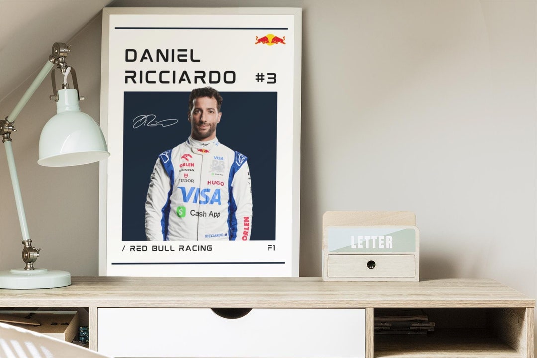 Daniel Ricciardo Poster Printable Wall Art Formula One Print Sports ...
