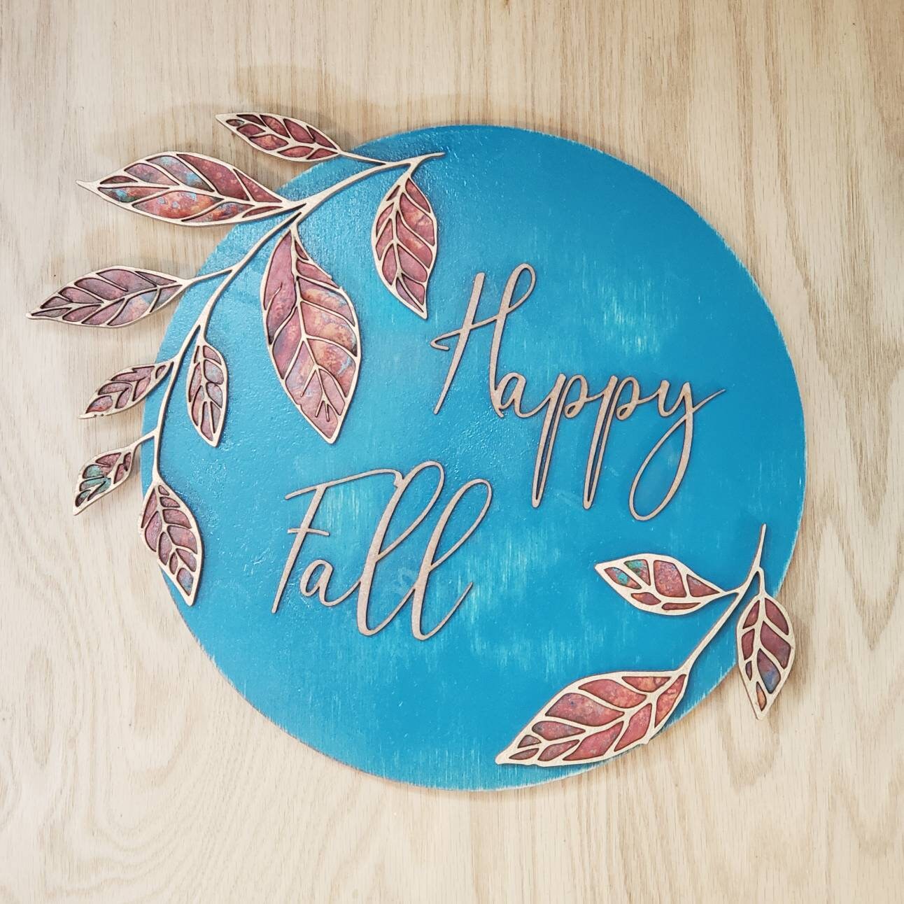 Autumn Leaf Dollar Sign