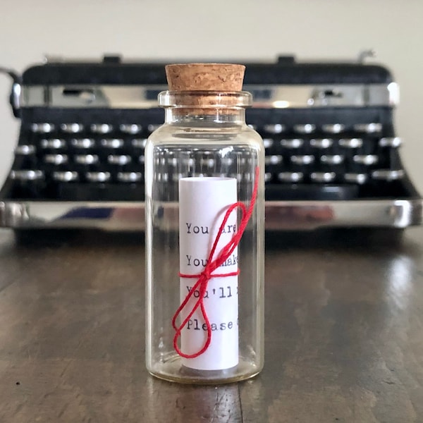 Love Message Bottle - Etsy