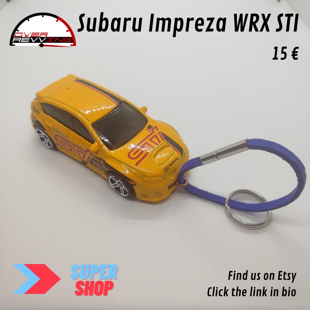 Subaru Impreza WRX STI Keychain - Etsy