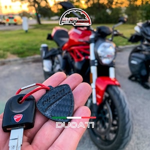 Ducati Carbon Fiber Keychain - Etsy