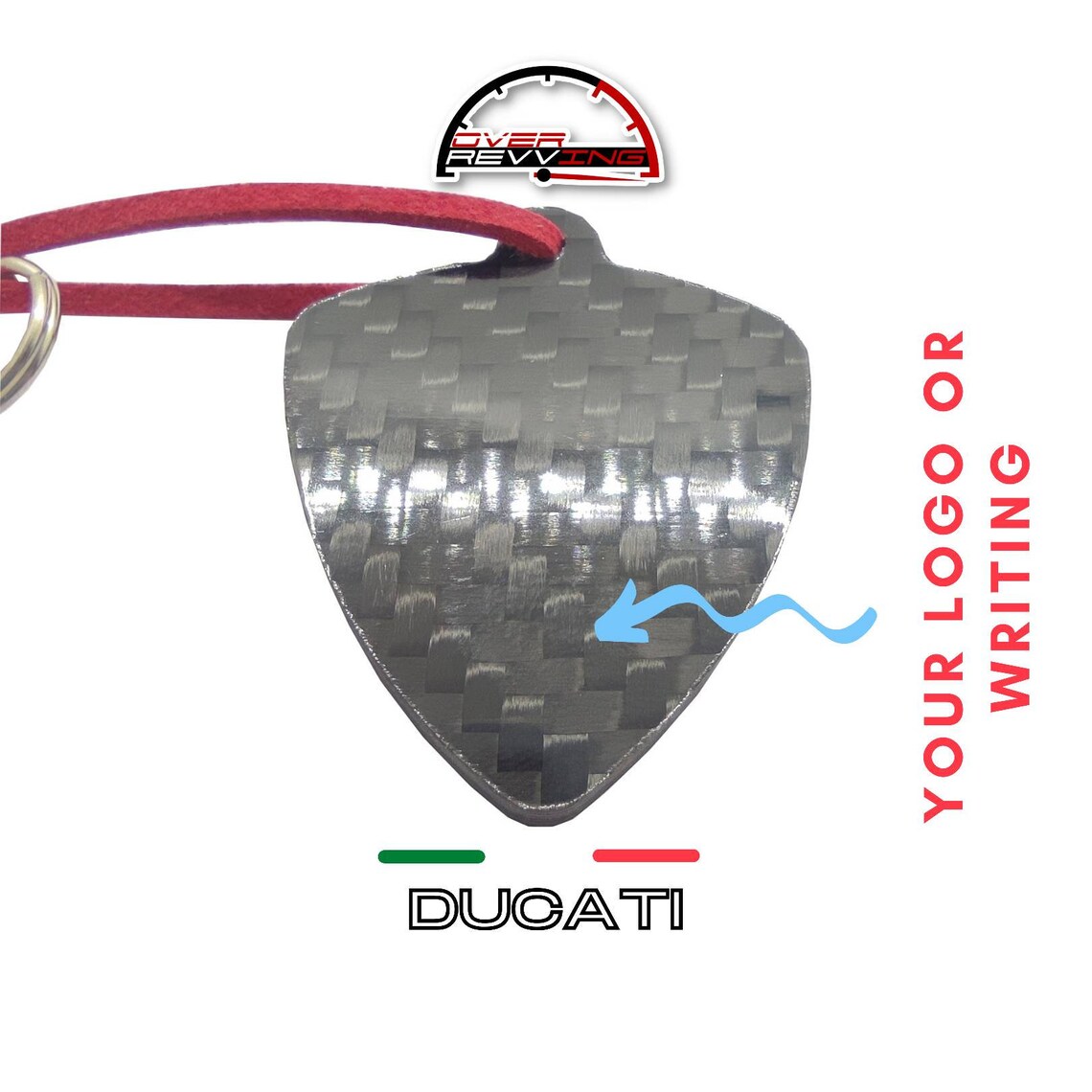 Ducati Carbon Fiber Keychain - Etsy
