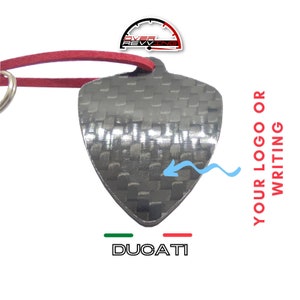 Ducati Carbon Fiber Keychain - Etsy