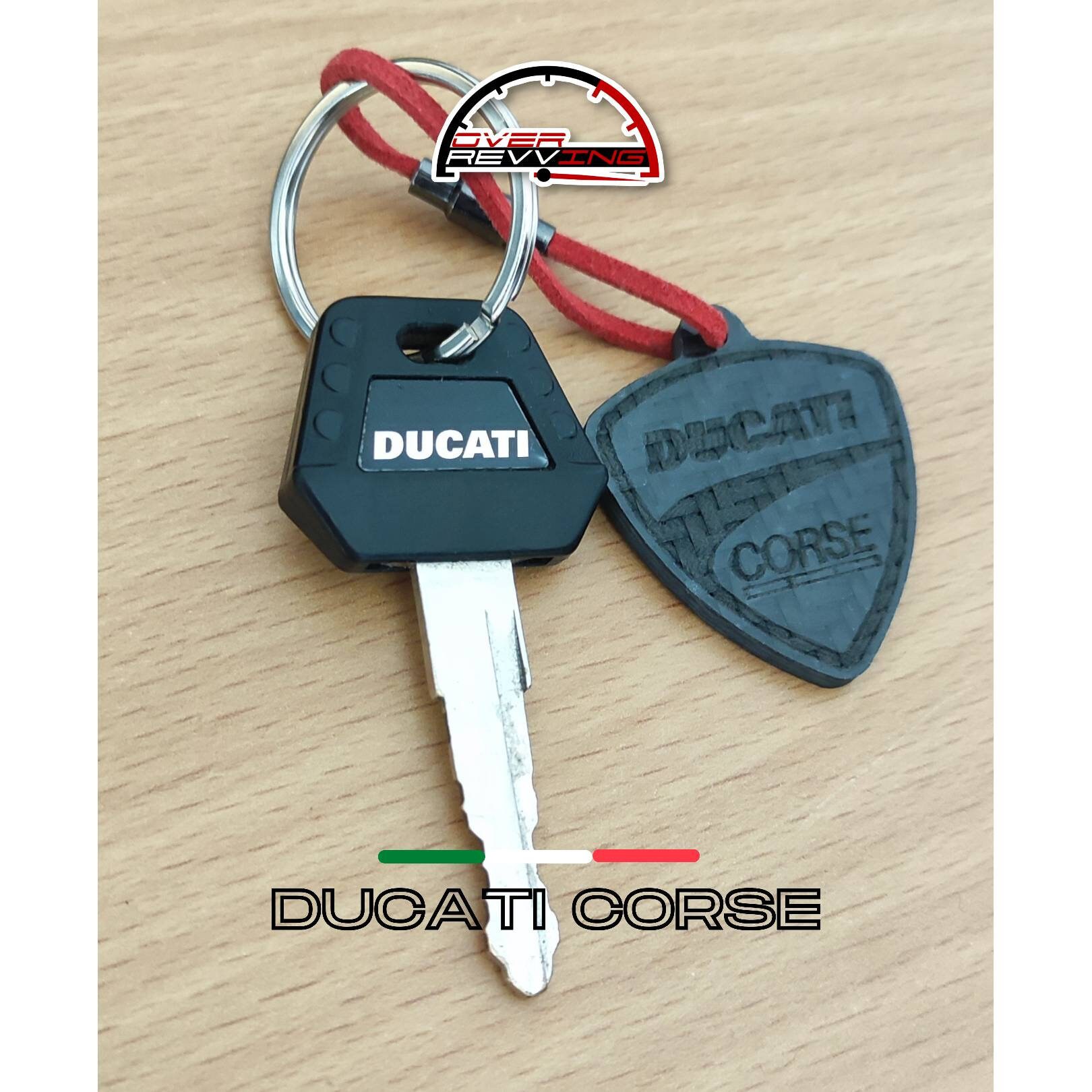 Ducati Corse Carbon Fiber Keychain - Etsy