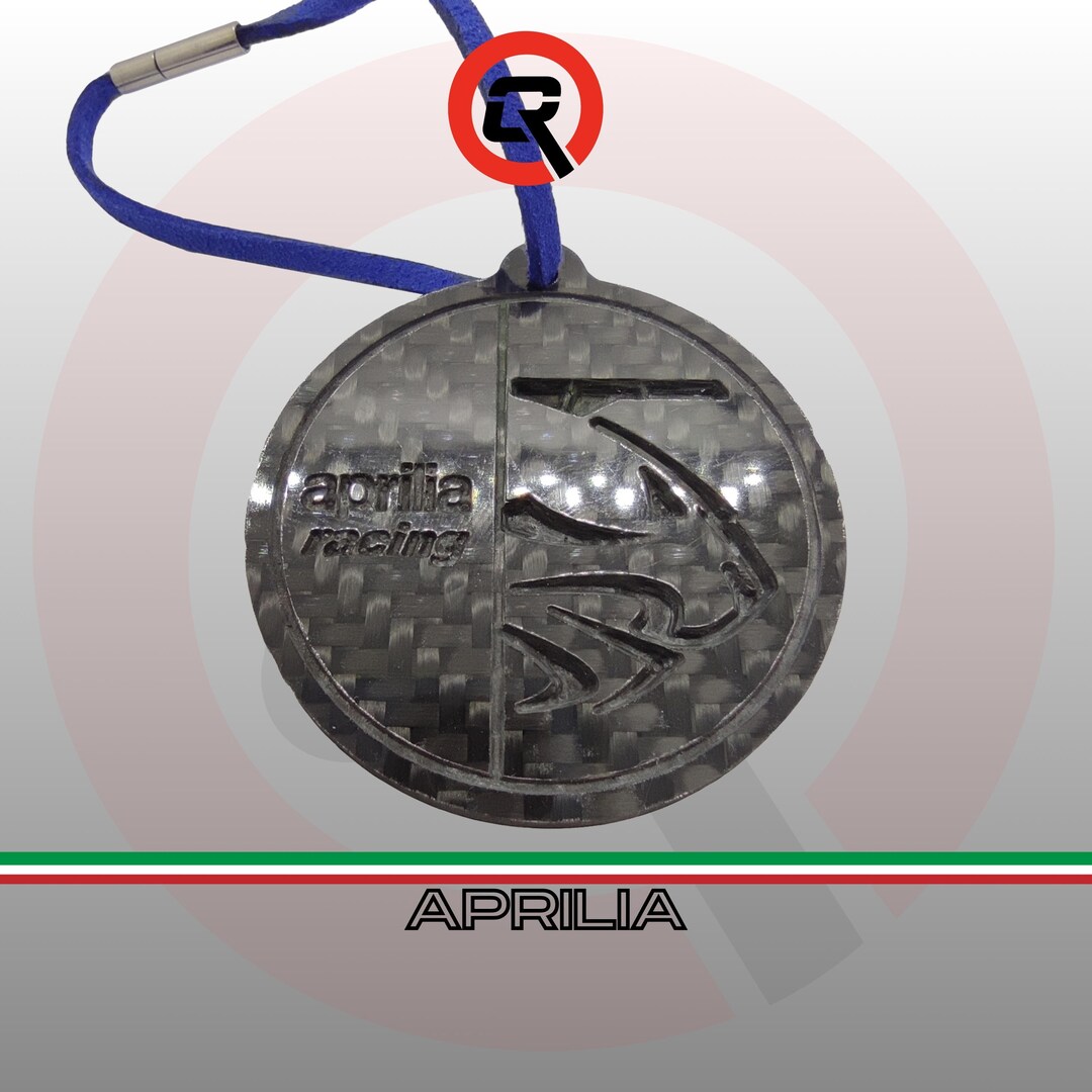 Aprilia Racing Carbon Fiber Keychain - Etsy