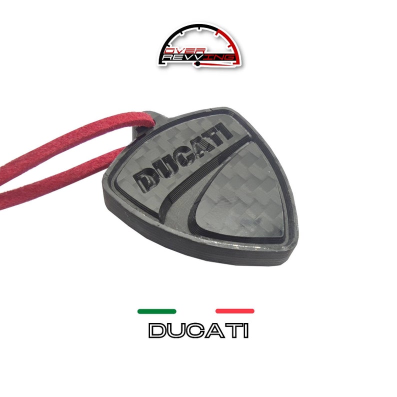 Ducati Carbon Fiber Keychain - Etsy