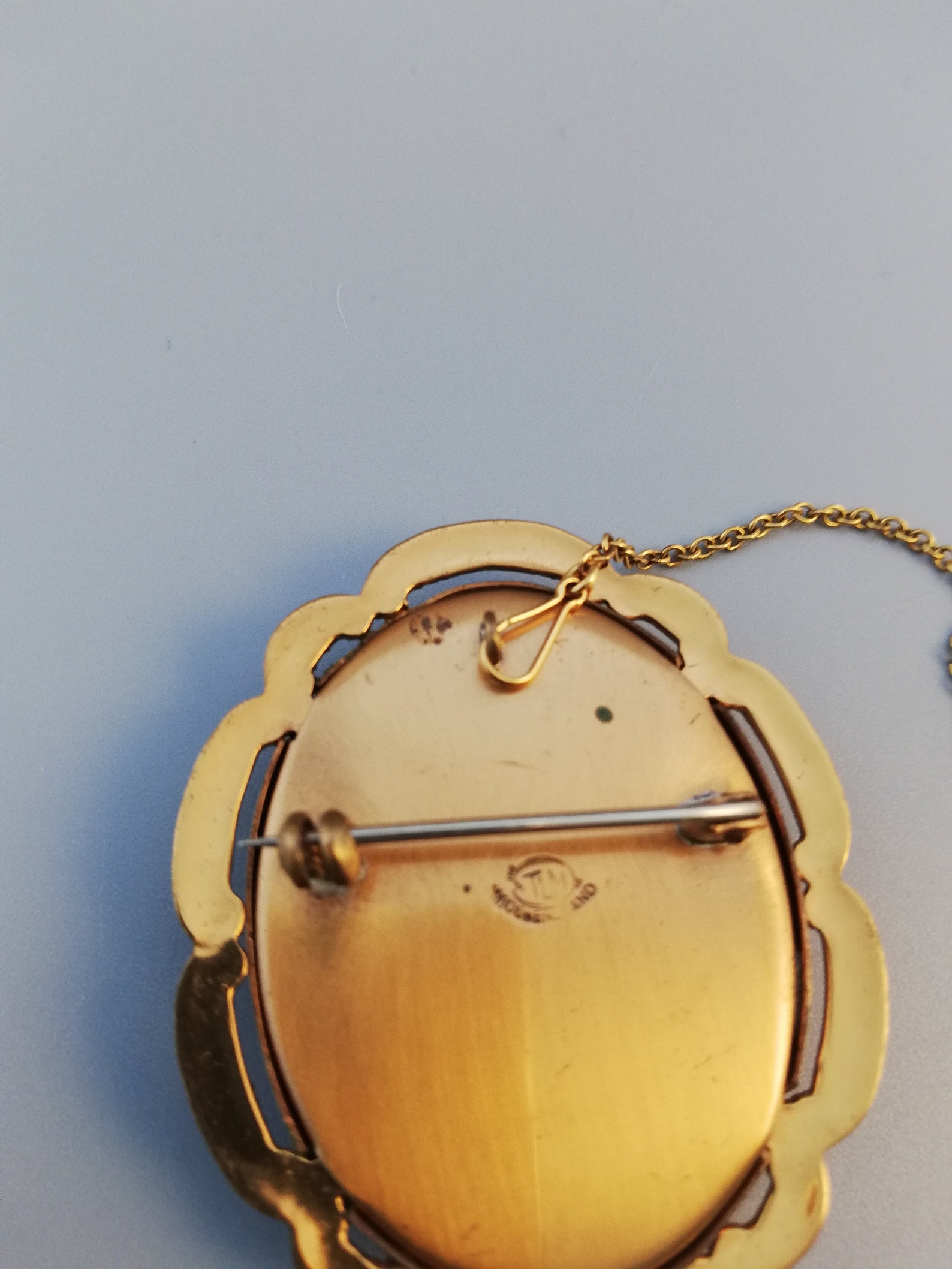 Vintage Signed Thomas L Mott TLM Portrait Brooch / Pendant - Etsy UK