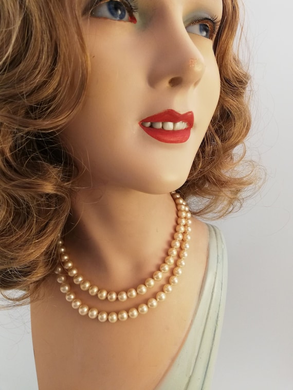 Vintage Ciro 9ct Gold Clasp Double Strand Pearl Neckl… - Gem