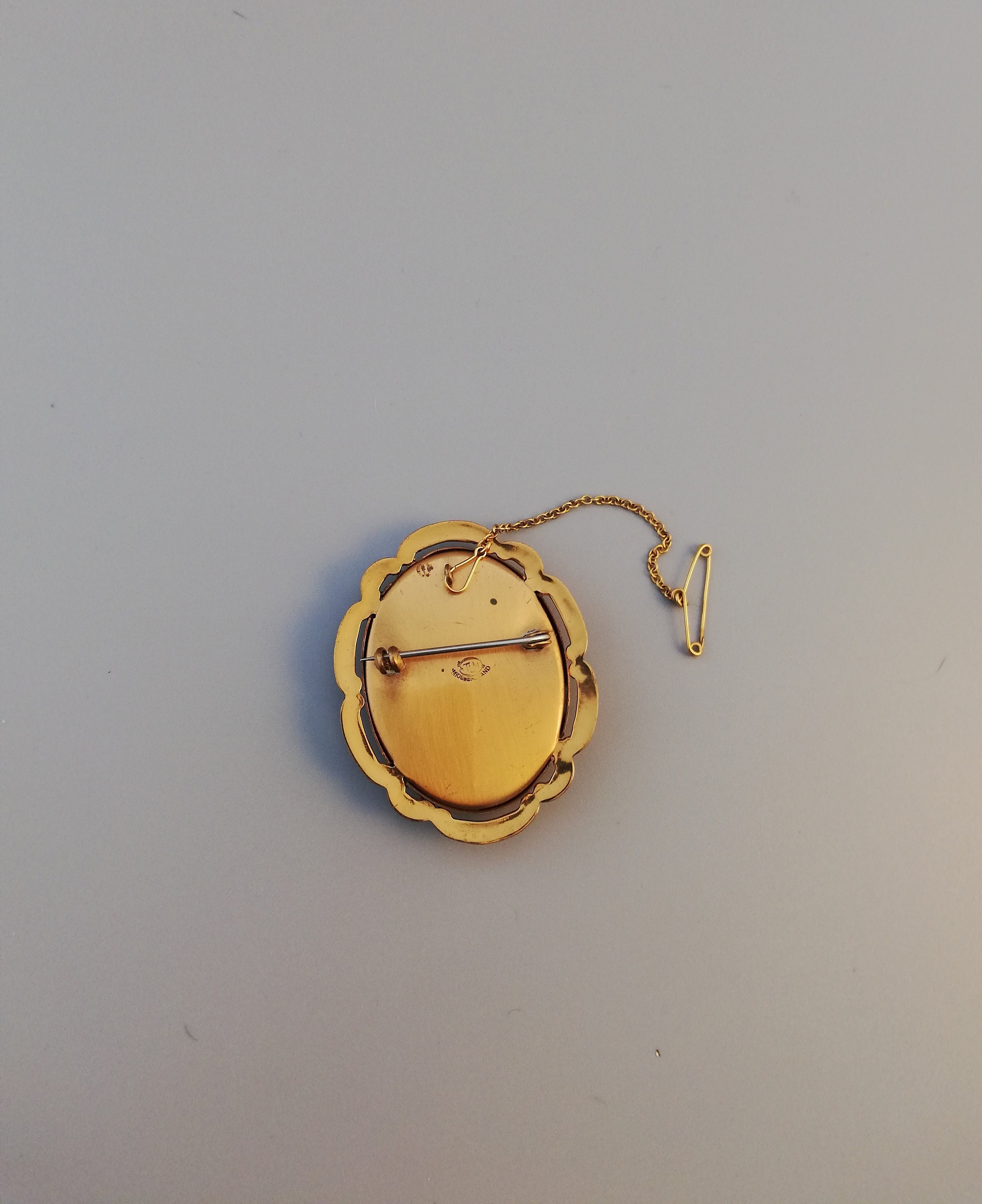 Vintage Signed Thomas L Mott TLM Portrait Brooch / Pendant - Etsy UK