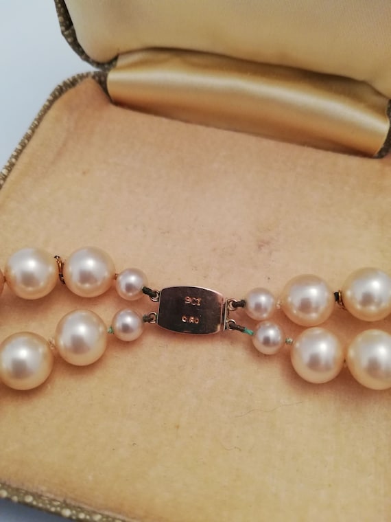 Vintage Ciro 9ct Gold Clasp Double Strand Pearl Neckl… - Gem