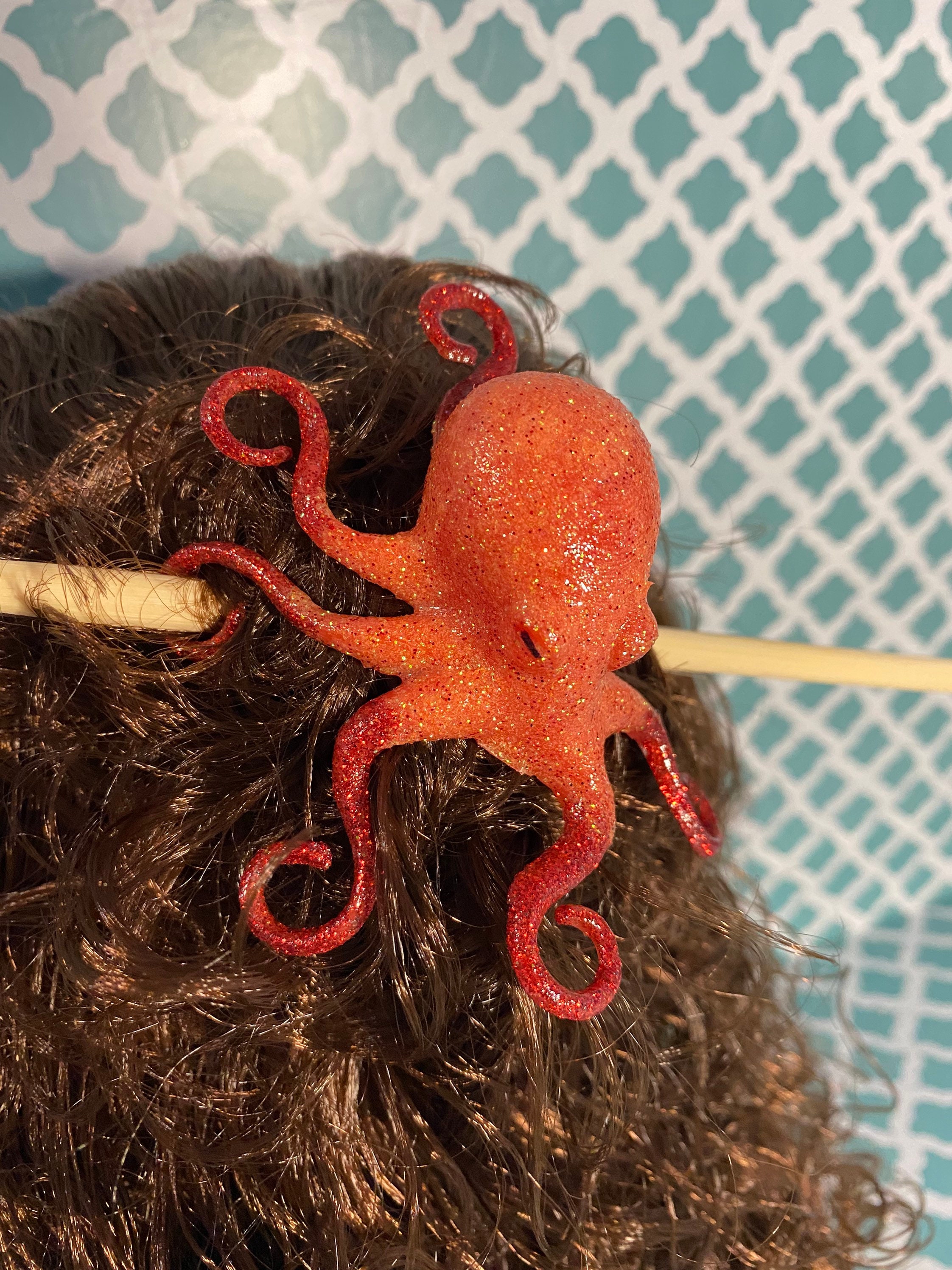 Octopus Bun Cover Hair Accessory - Etsy