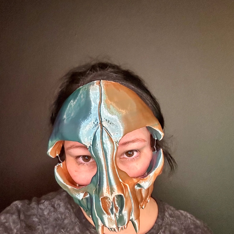 Skull Dog Mask - Etsy