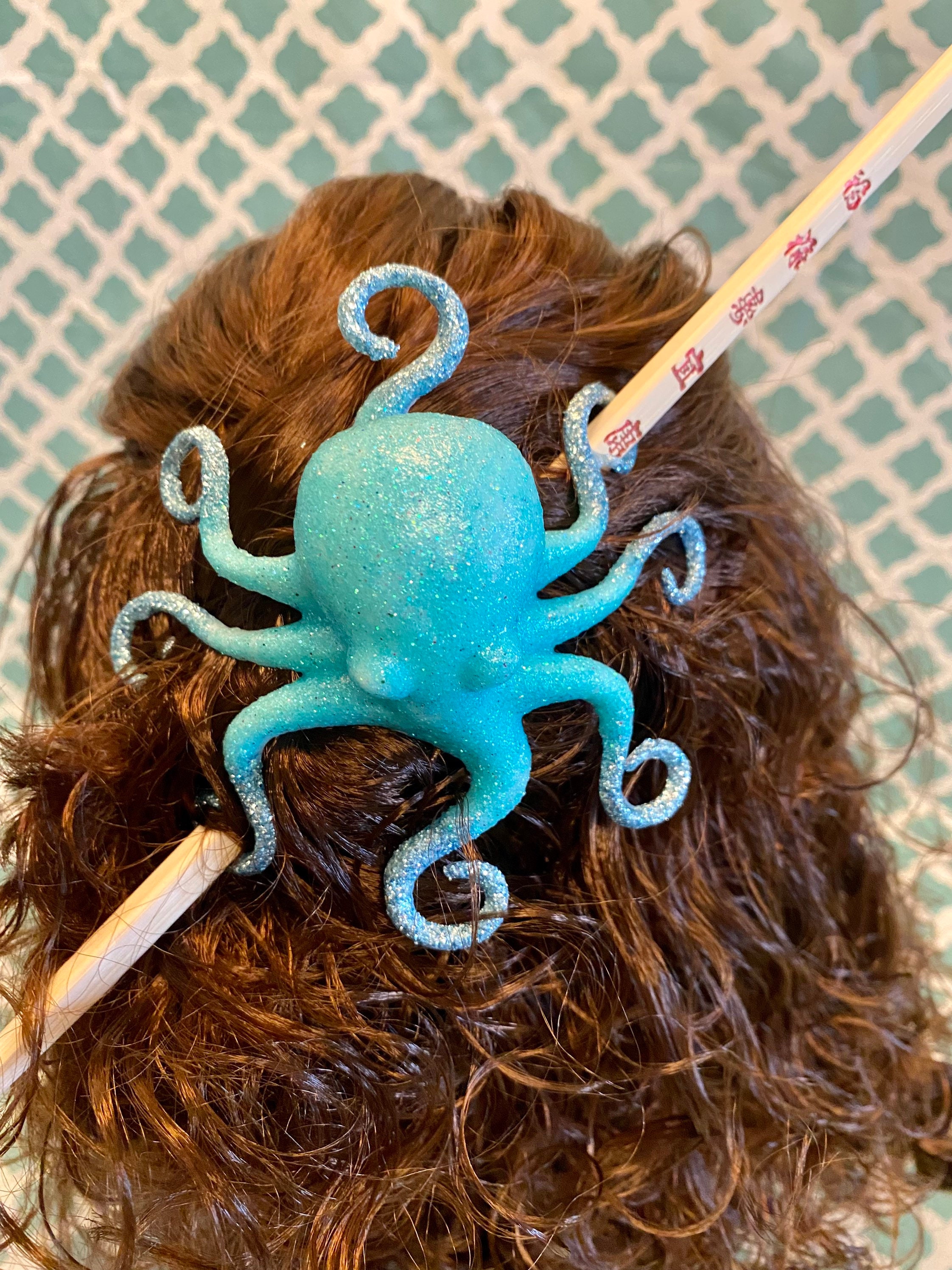 Octopus Bun Cover Hair Accessory - Etsy