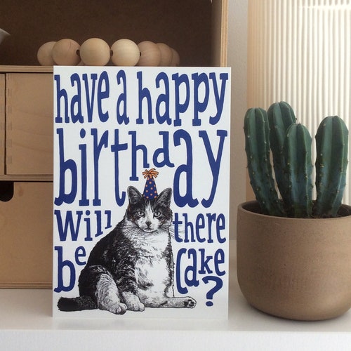 Fall Cat Card Fat Cat Yellow Scarf Fall Card Fall Art - Etsy