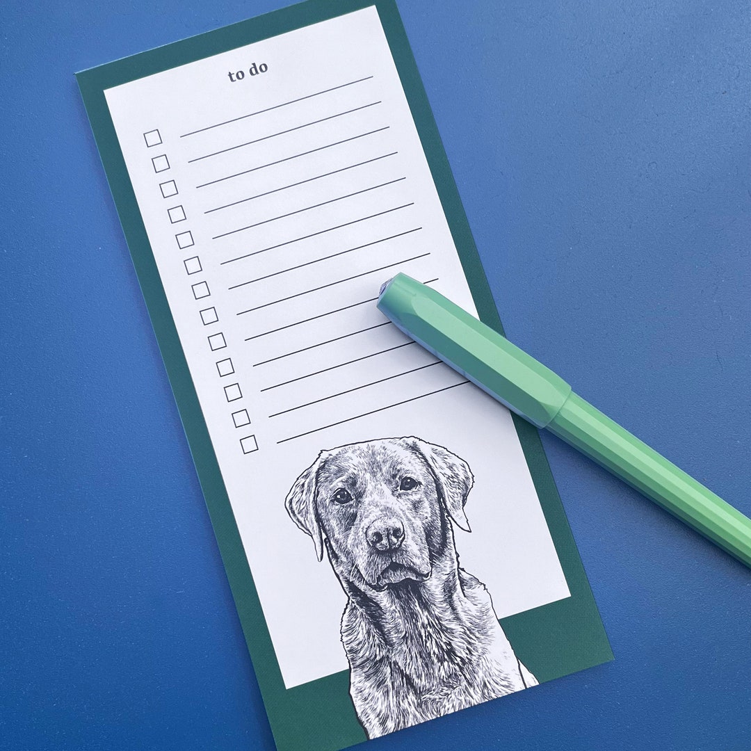 Labrador to Do List / Notepad / Shopping List / Letterbox Gift - Etsy UK