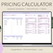 Purple Pricing Calculator Spreadsheet to Price Handmade Products ...