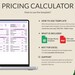Purple Pricing Calculator Spreadsheet to Price Handmade Products ...