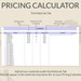 Purple Pricing Calculator Spreadsheet to Price Handmade Products ...