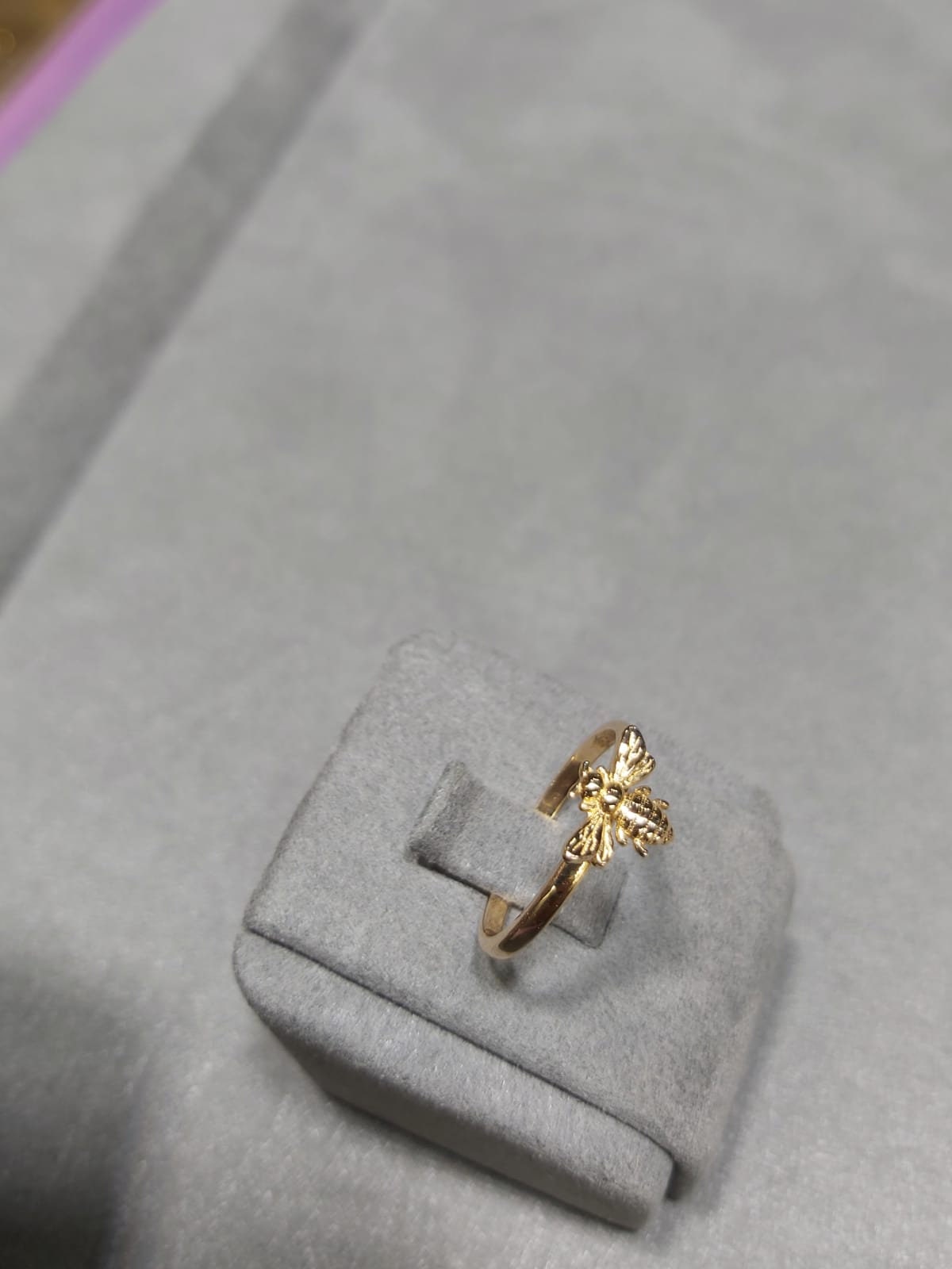 Honey Bee Ring 14K Real Solid Gold Bee Ring Great Gift for - Etsy