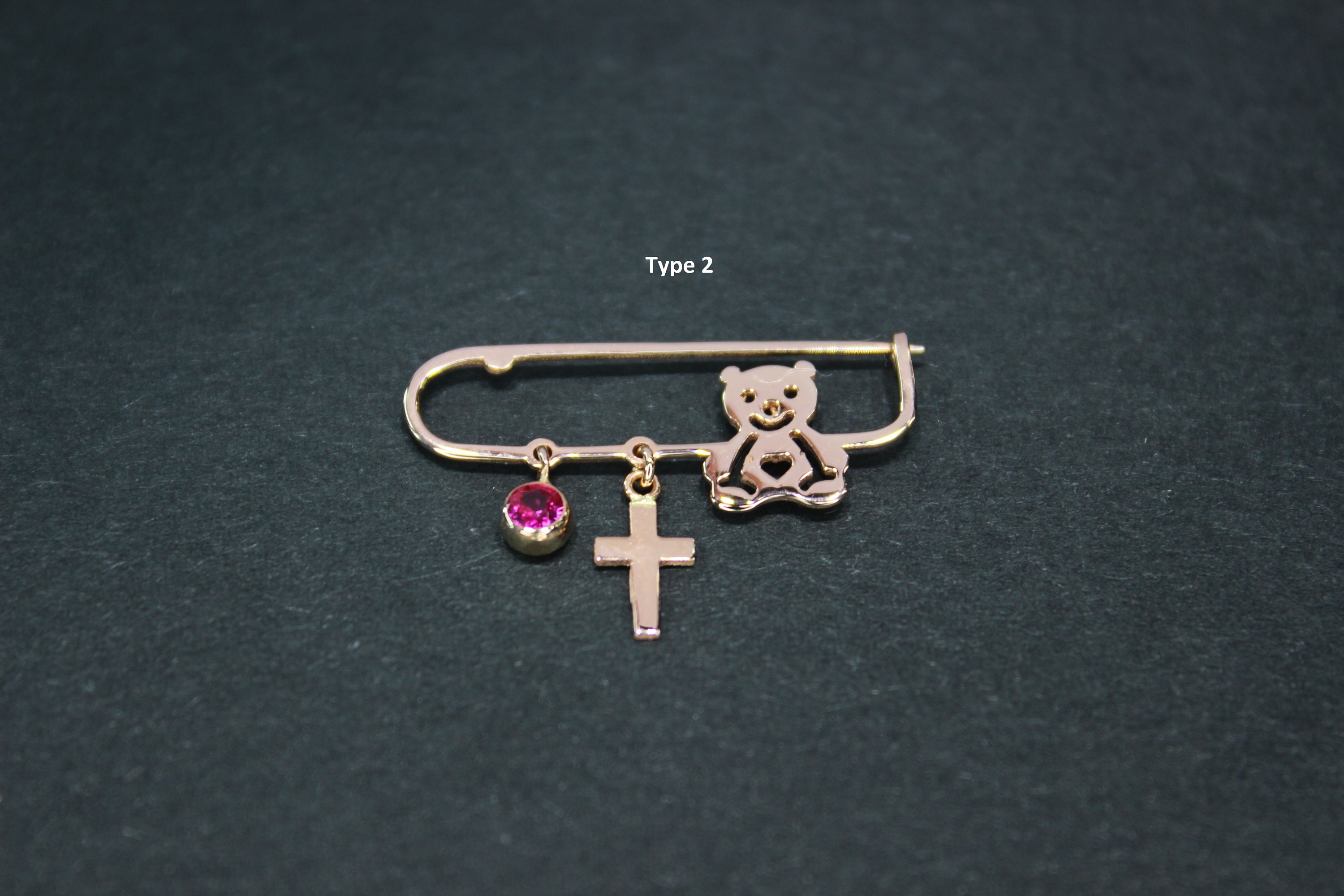 14K Solid Gold New Born Baby Pin Baby Brooch New Born Baby - Etsy