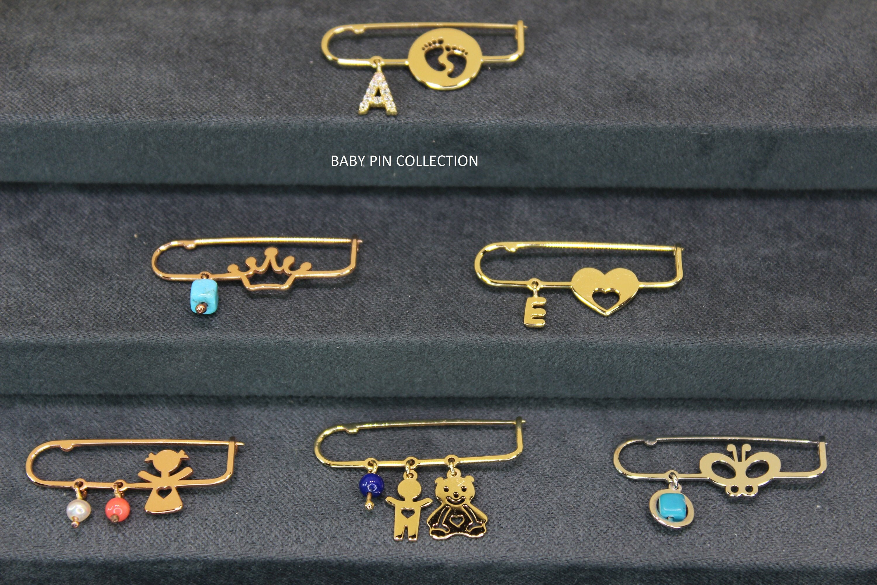 14K Solid Gold New Born Baby Pin Baby Brooch New Born Baby - Etsy