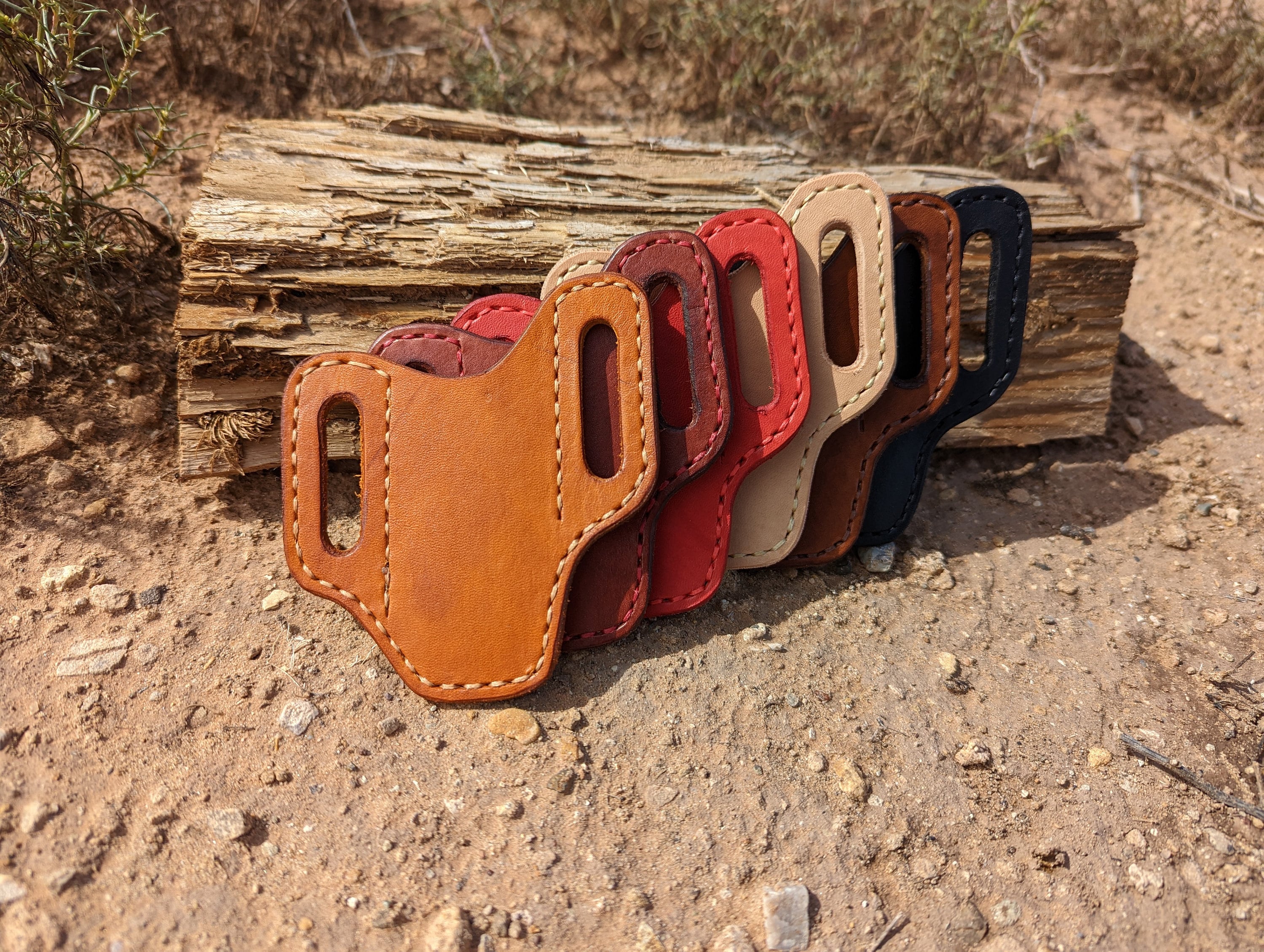 Handmade Leather Trapper Sheath. Trapper Knife Scabbard. Leather Knife ...