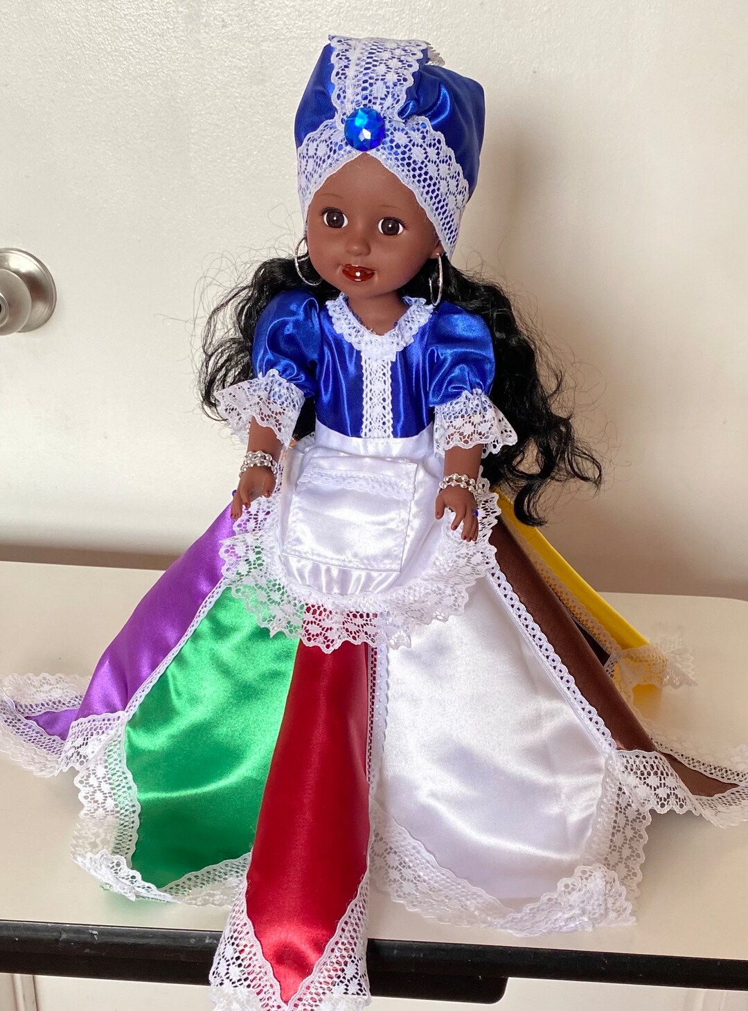 Yoruba Oya Doll With 9 Color Dress - Etsy