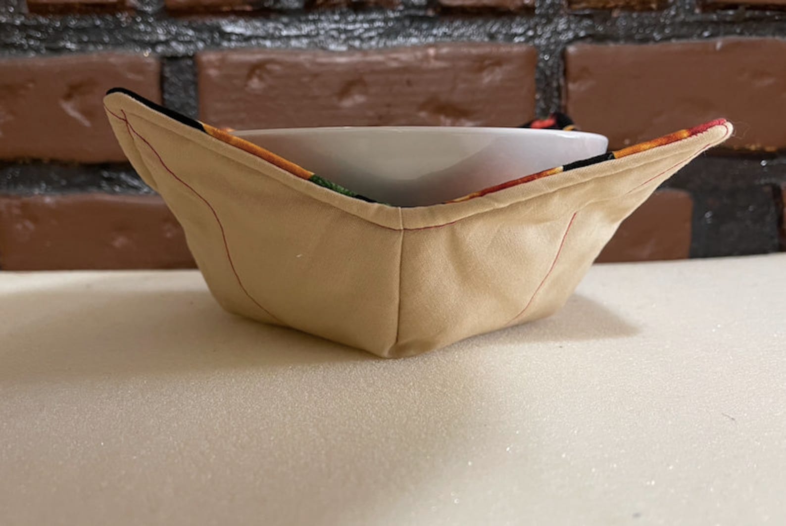 Microwavable Bowl Cozy Reversible Handmade, Unique Gift for Her ...