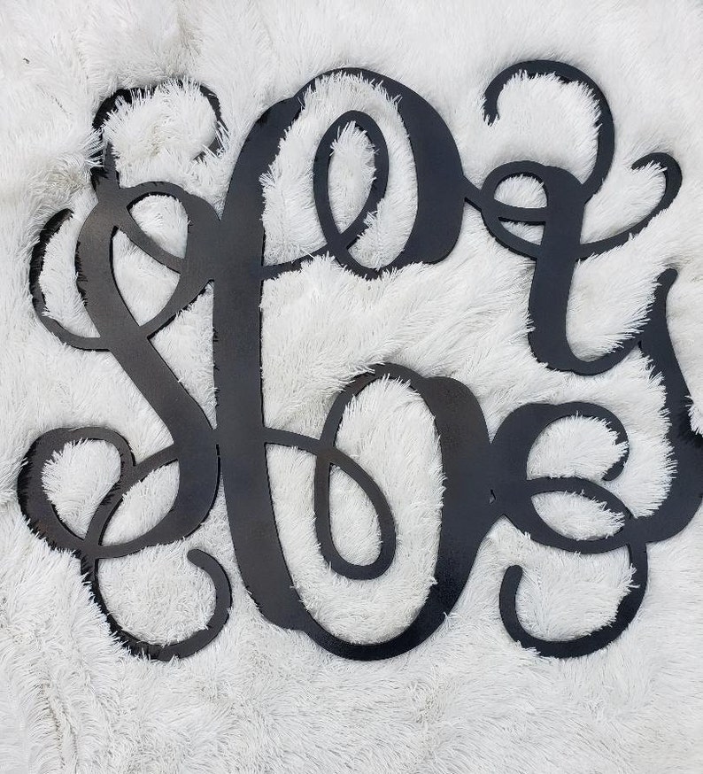 Traditional Wooden Monogram Letters- College Dorm - Wedding Decor- Home ...