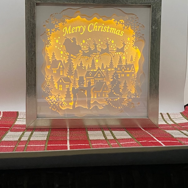 Christmas Shadow Box - Etsy