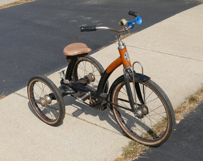 Rare Classic Vintage Antique 1930s Taylor Tricycle W/ All Original ...