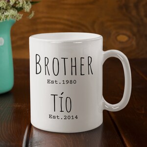 Tio Coffee Mug Promoted to Uncle Brother to Tio Mug Pregnancy ...