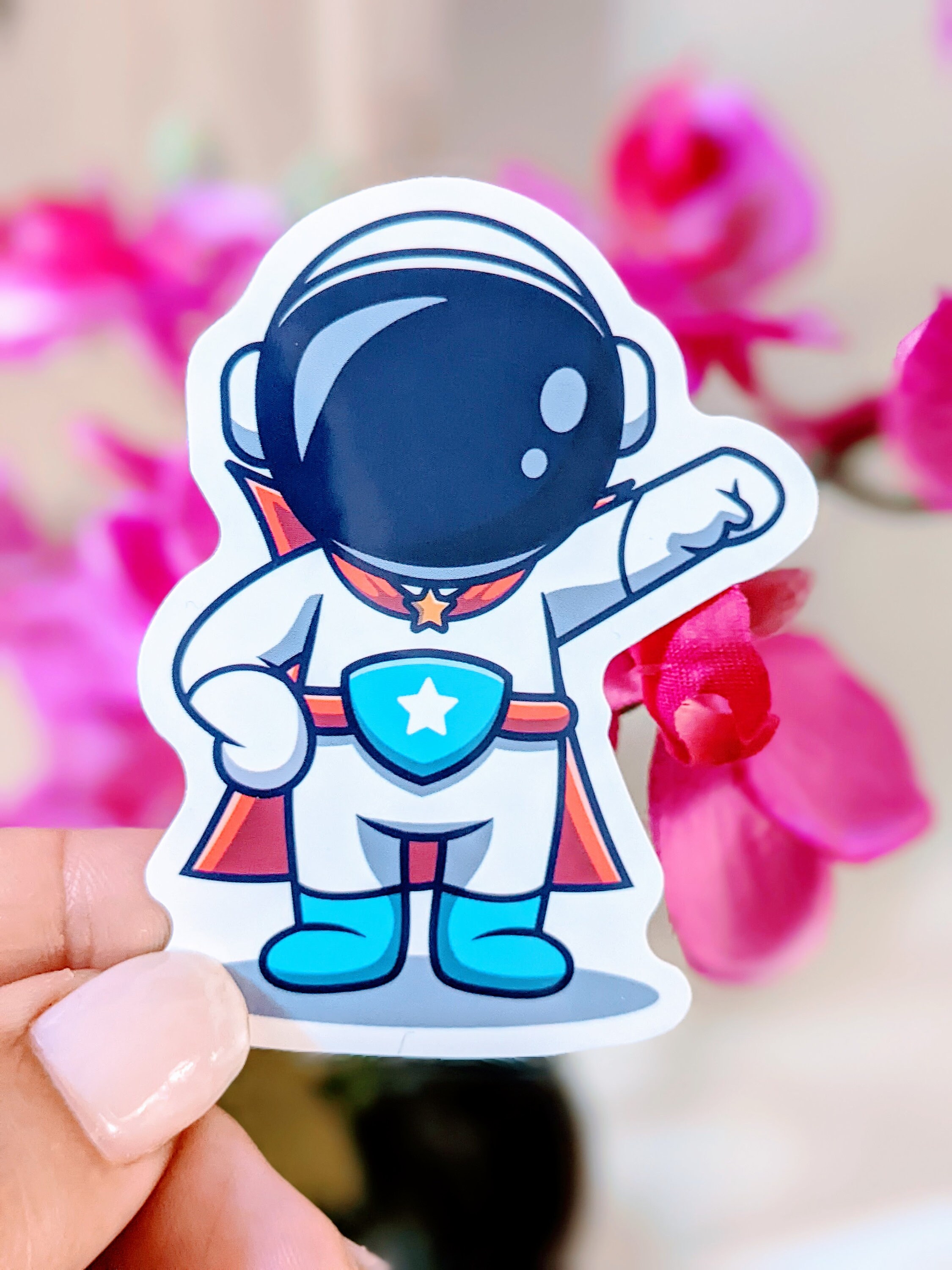 Cute Astronaut Stickers Pack of 10 Assorted Space Sticker for Kids ...