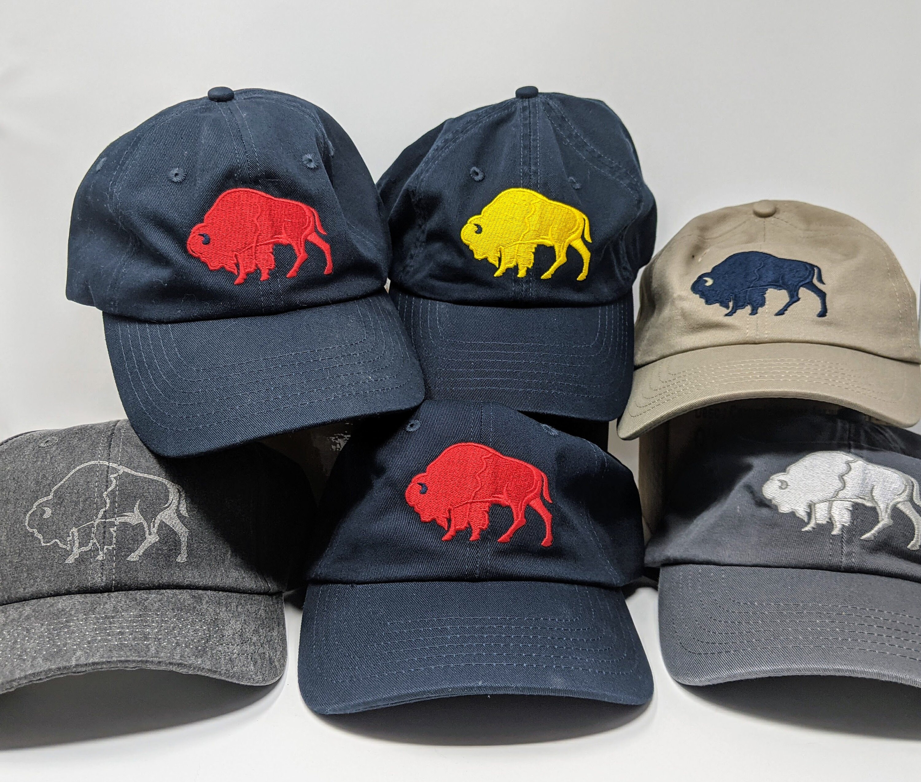 Buffalo Hat Embroidered Dad Hat Buffalo New York Baseball Cap | Etsy