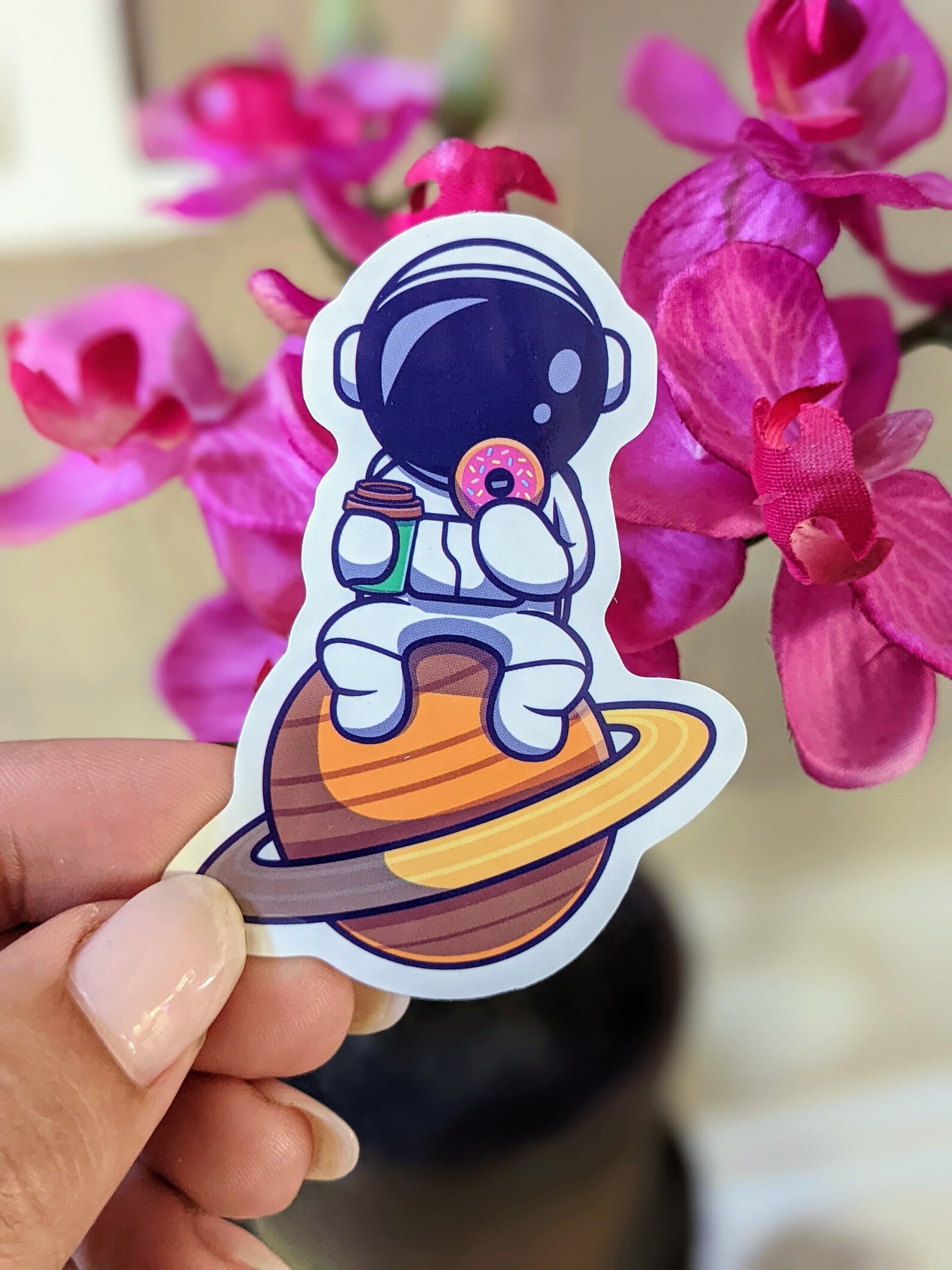 Cute Astronaut Stickers Pack of 10 Assorted Space Sticker for Kids ...