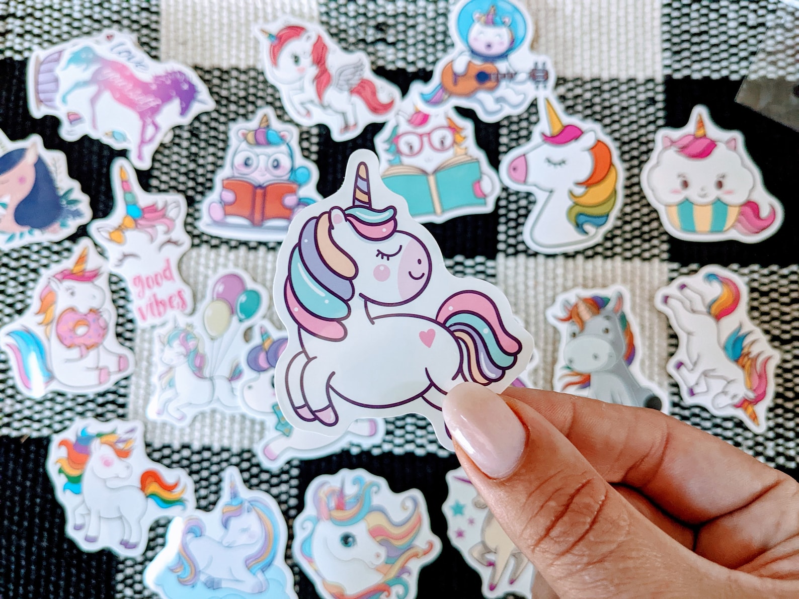 Cute Unicorn Stickers Pack of 10 Assorted Unicorn Sticker for - Etsy