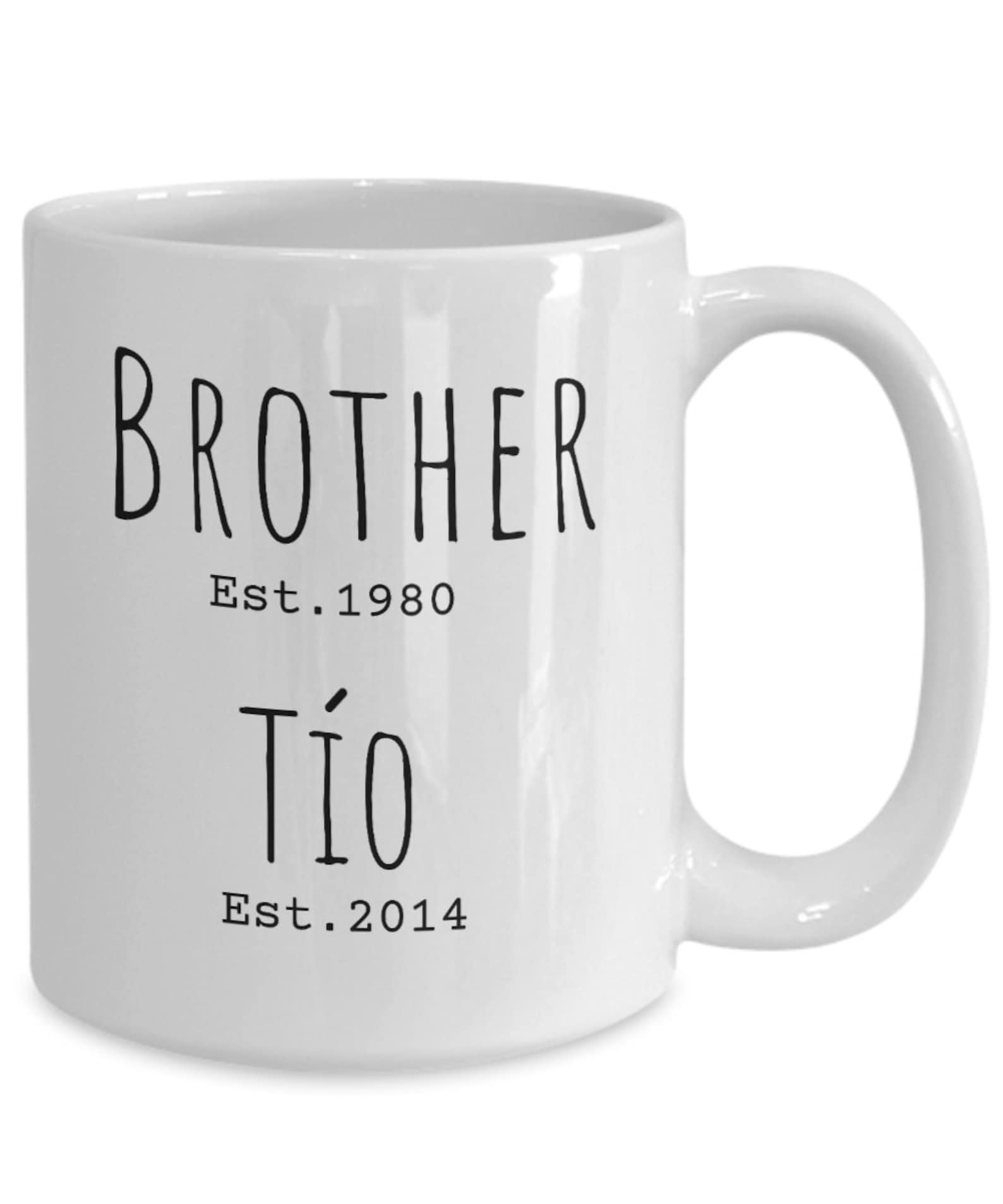 Tio Coffee Mug Promoted to Uncle Brother to Tio Mug Pregnancy - Etsy