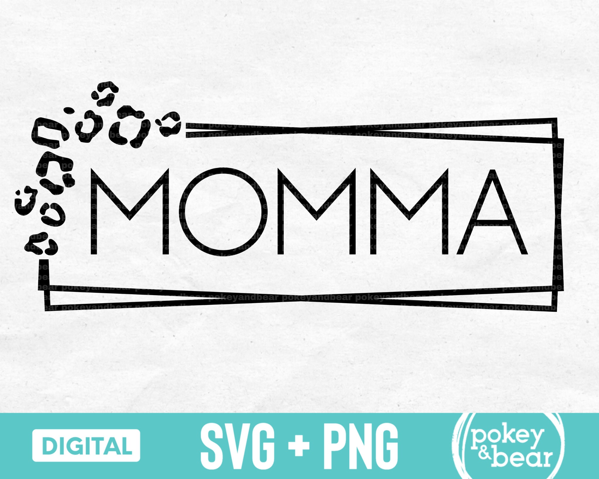 Leopard Momma Svg Cheetah Momma Png Mom Svg Mama Square - Etsy